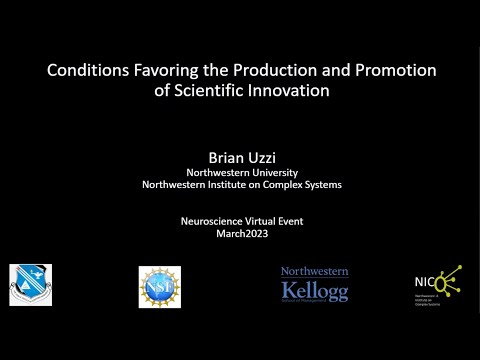 Keynote Presentation: Conditions Favoring the Production and Promotion of Scientific Innovation...