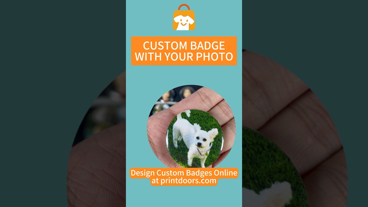 Design Your Button Badge Pin for Print On Demand business.