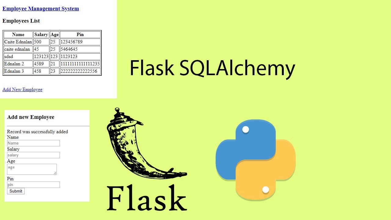 Flask SQLAlchemy