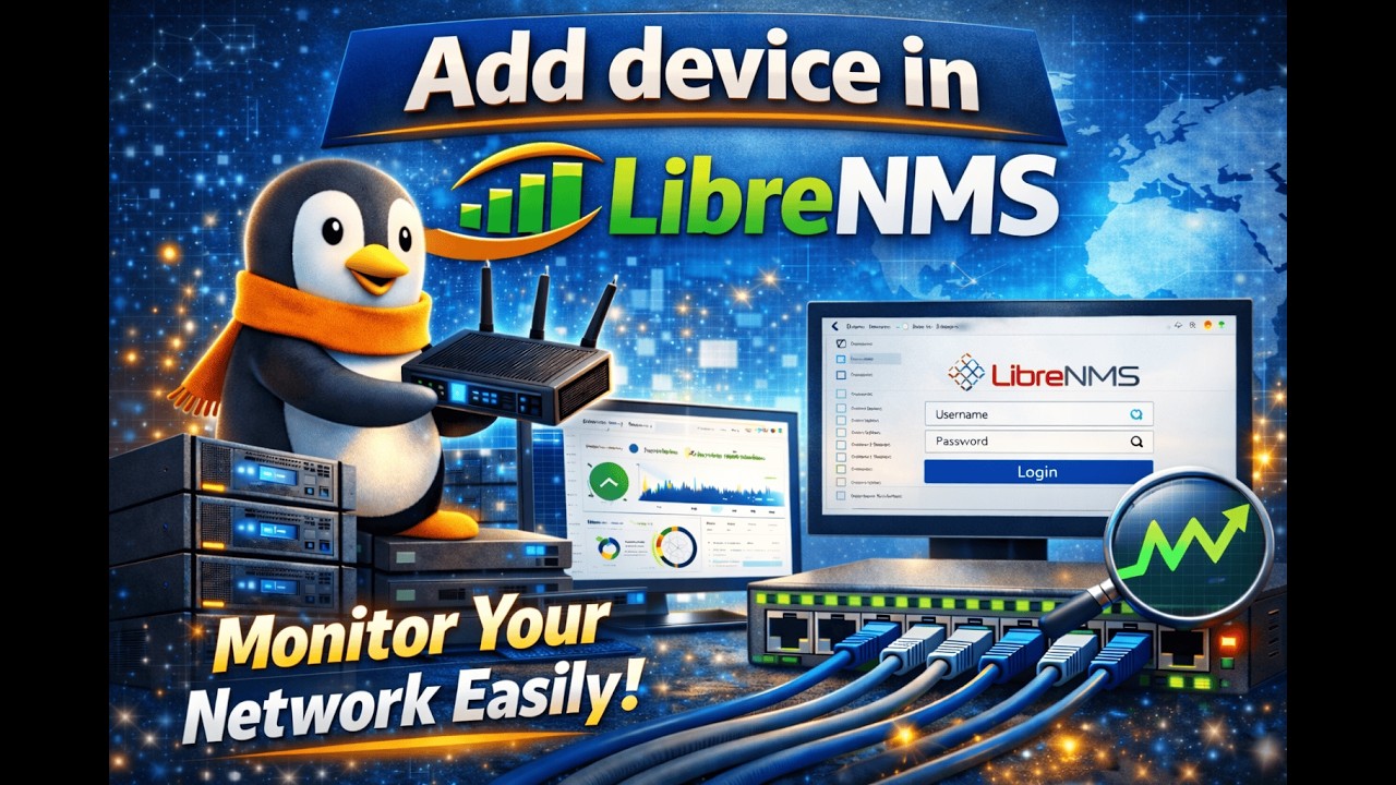 Add Devices in LibreNMS Using SNMP | Full Guide