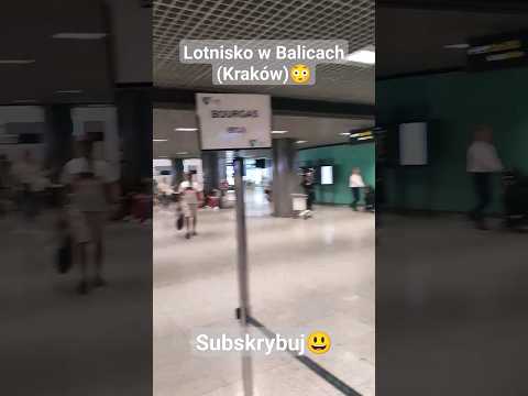 Lotnisko w Balicach (Kraków) 😳#shorts #short #kraków #krakow #polska #lotnisko #samolot #podróże #fy