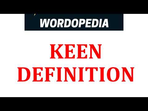 KEEN DEFINITION