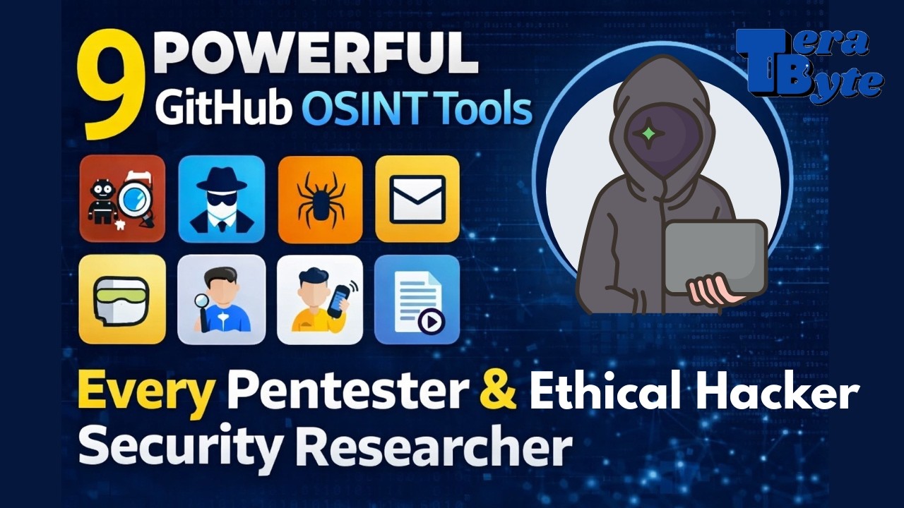 9 Powerful GitHub OSINT Tools Every Ethical Hacker, Pentester and Security researcher