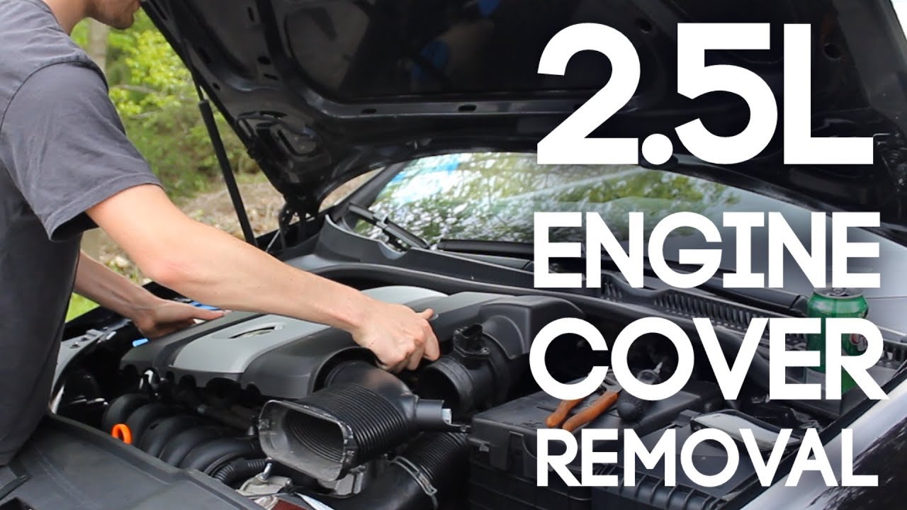 How to Remove a Volkswagen Engine Cover (2.5L)