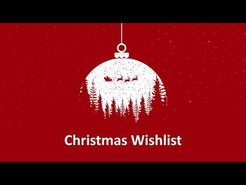 Free Animated Christmas Wishlist Template for PowerPoint & Google Slides