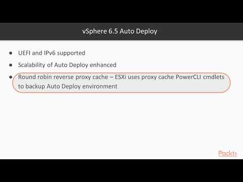 Learn vSphere 6 5 Data Center Essentials Auto Deploy Host Profiles in vSphere 6 5|packtpub com ...