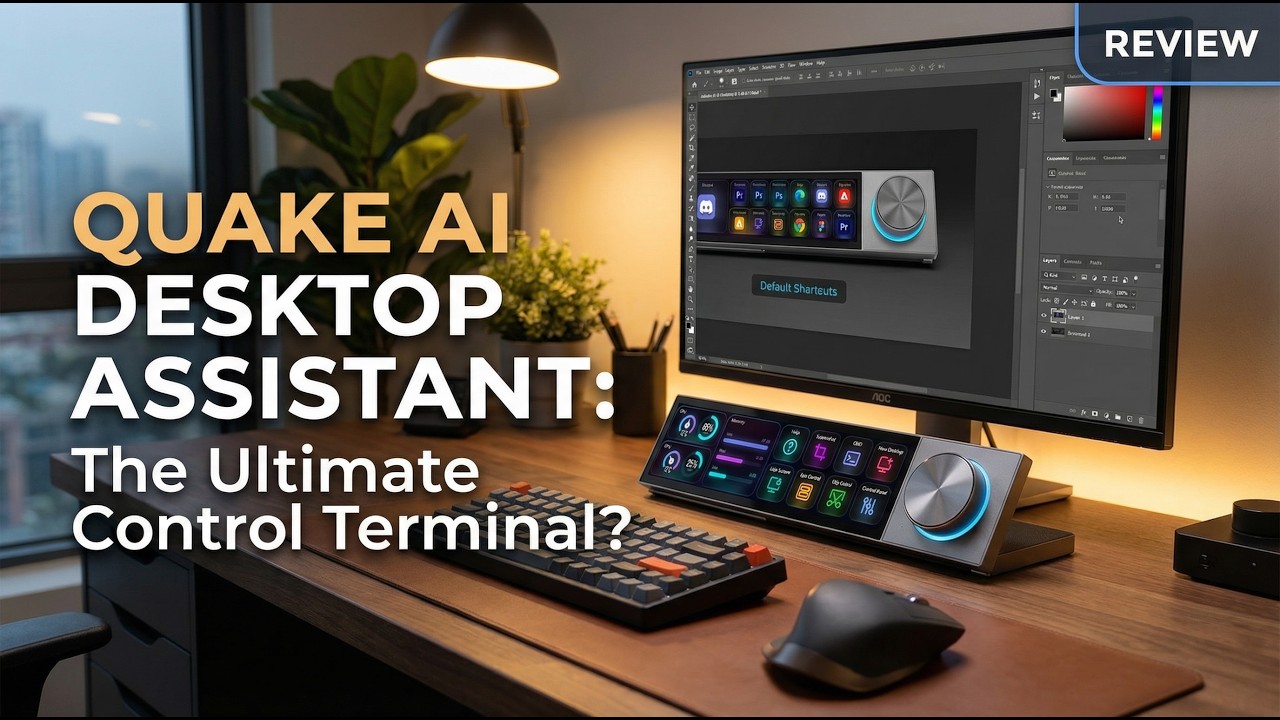 DECOKEE Quake Desktop AI Copilot Turns your PC Into an AI Command Centre!