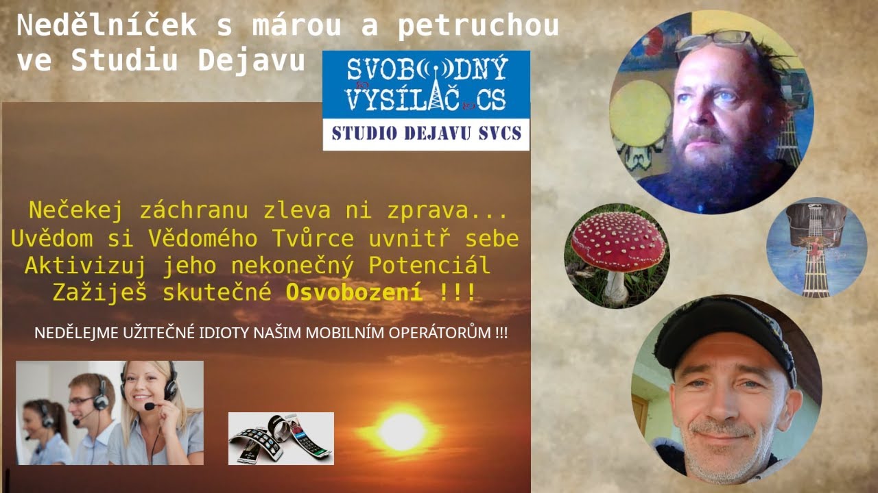 Nedělníček s márou a petruchou  - Nedělejme užitečné idioty našim mobilním operátorům  - díl 23.