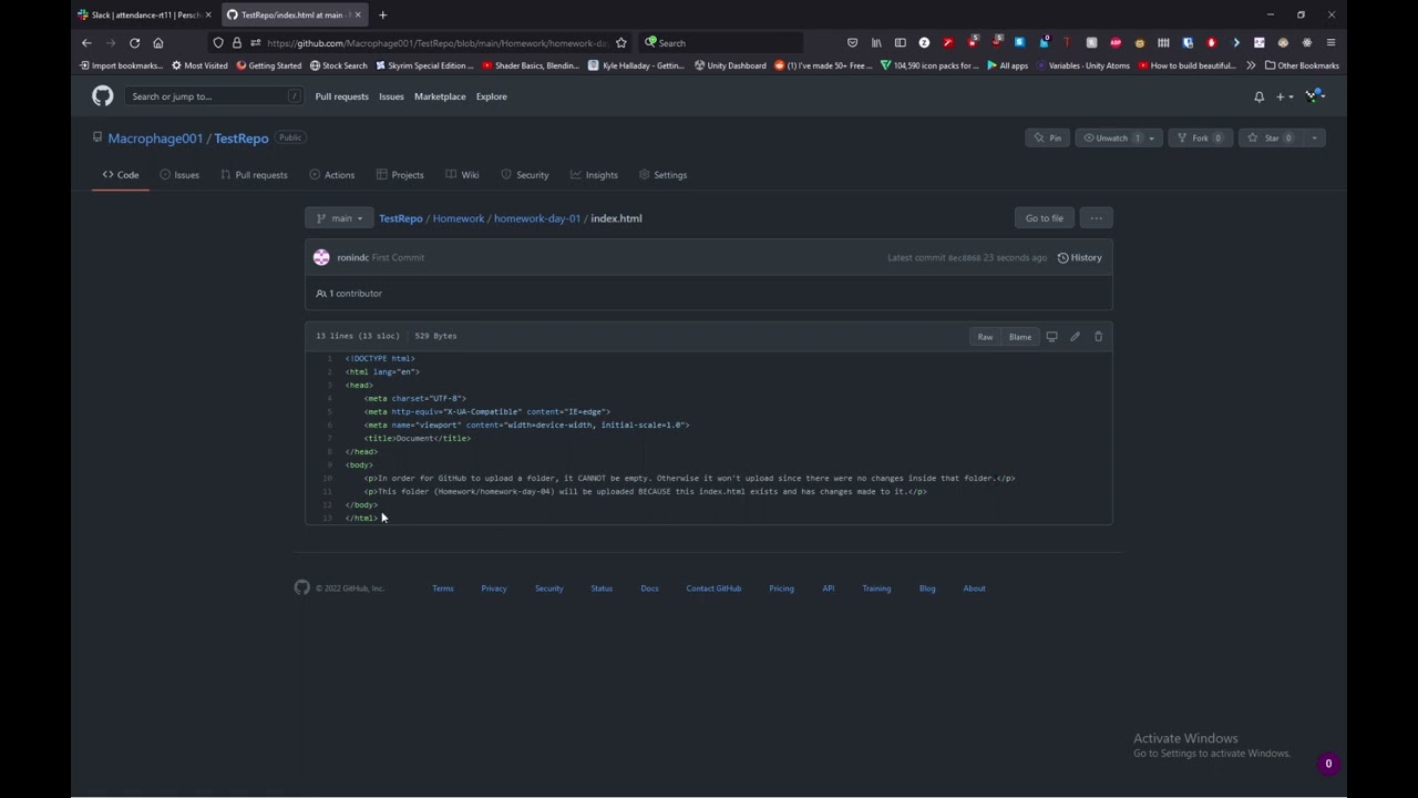 [Tutorial] Folder structure for GitHub