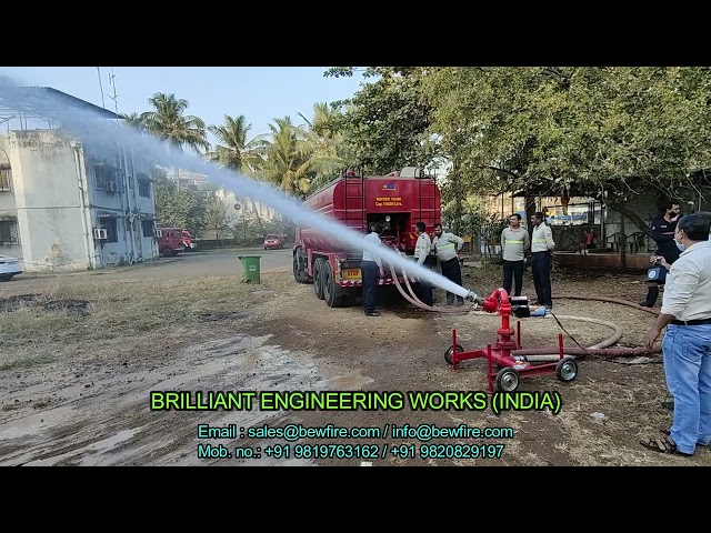 Mobile Foam Monitor Unit - Trolley Mounted Foam Water Monitor ...