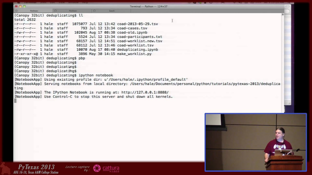 Filtering and Deduplicating Data in IPython Notebook