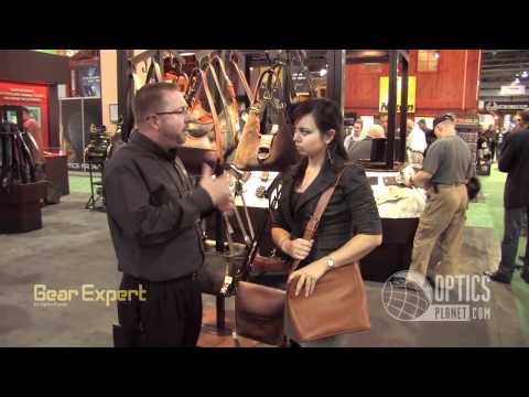 Concealed Carry for Women - Galco Leather Holster Handbags & Purses @ SHOT Show 2012