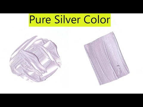 Pure Silver Color - What Color Make Pure Silver - Color Mixing Video