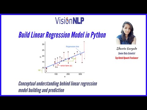 Simple Linear Regression Model Building using sklearn | VisionNLP