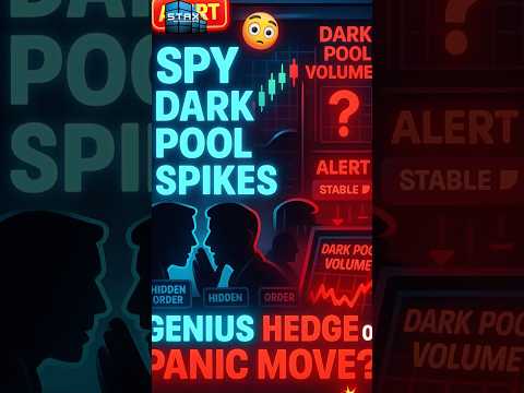 $SPY Dark Pool Signals Are Spiking 👀 | Genius Hedge or Panic Move? 🚨