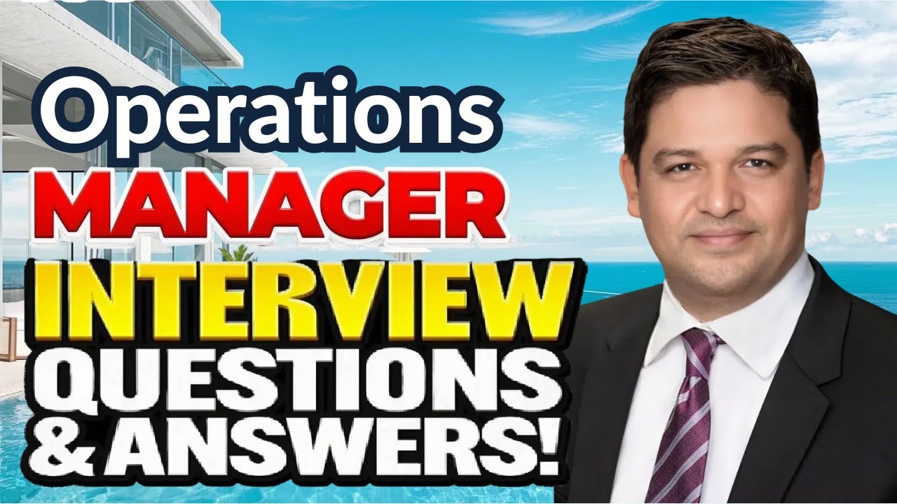 Operations Manager Interview Questions and Answers 2026!