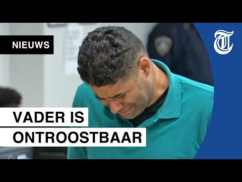 Heftige beelden van vader die tweeling vergat in auto