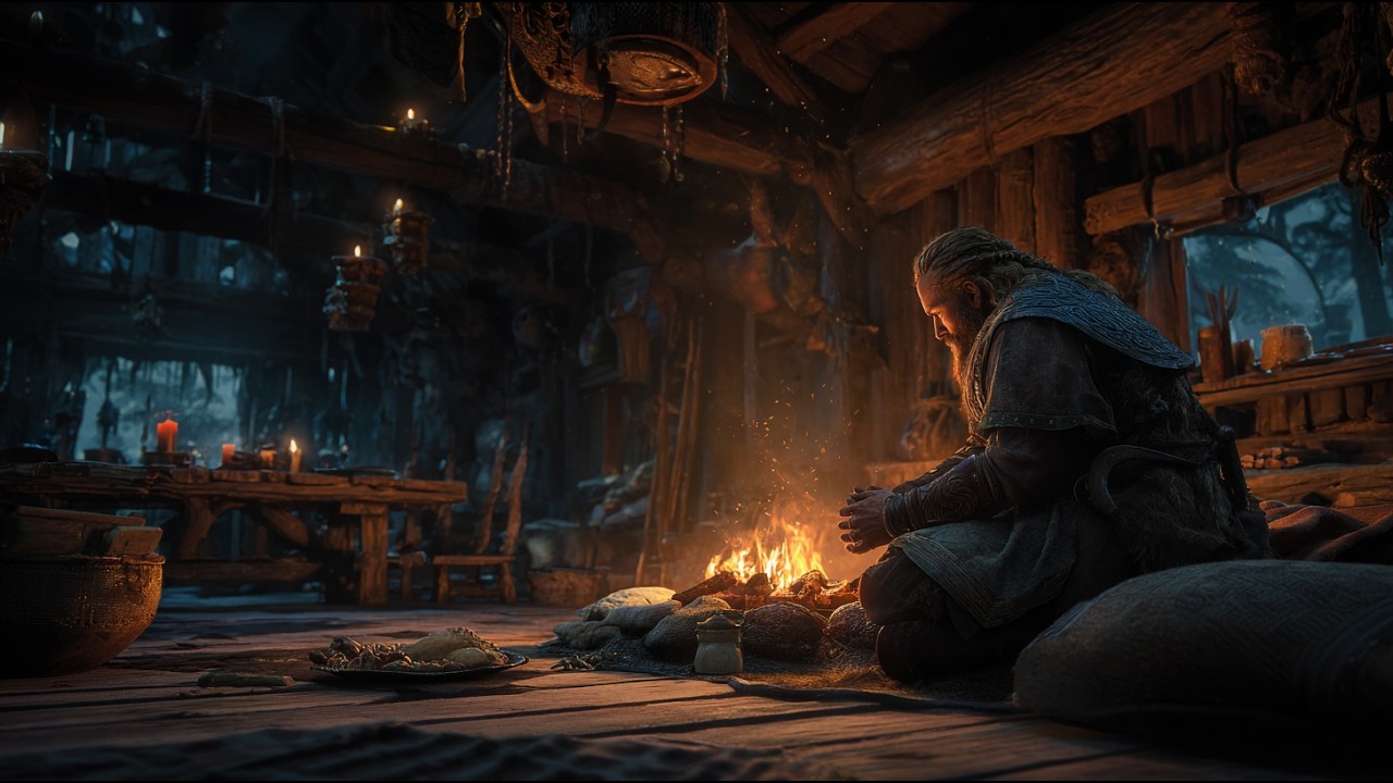 The Nighttime Survival System Inside A Viking Longhouse