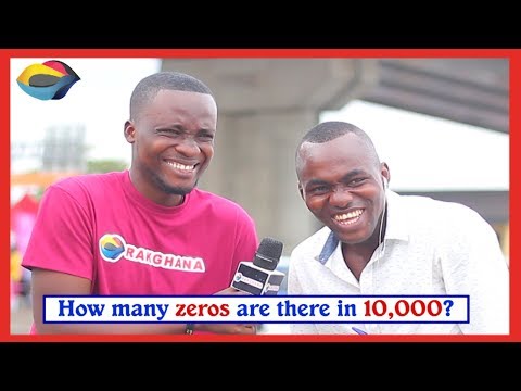 How many ZEROS are there in 10,000? | Street Quiz | Funny Videos | Funny African Videos