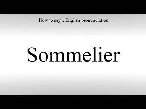 How To Pronounce Sommelier - How To Say: American pronunciation