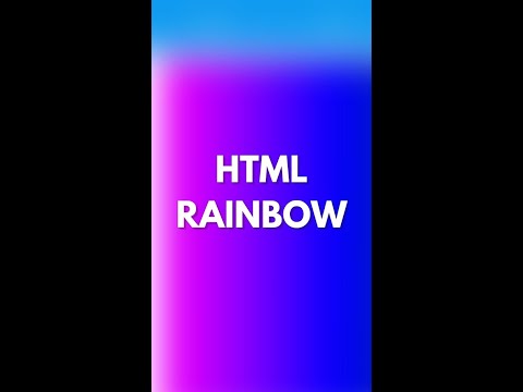 Want to CODE your own RAINBOW!? | Using Canvas Element | HTML CSS JavaScript #shorts