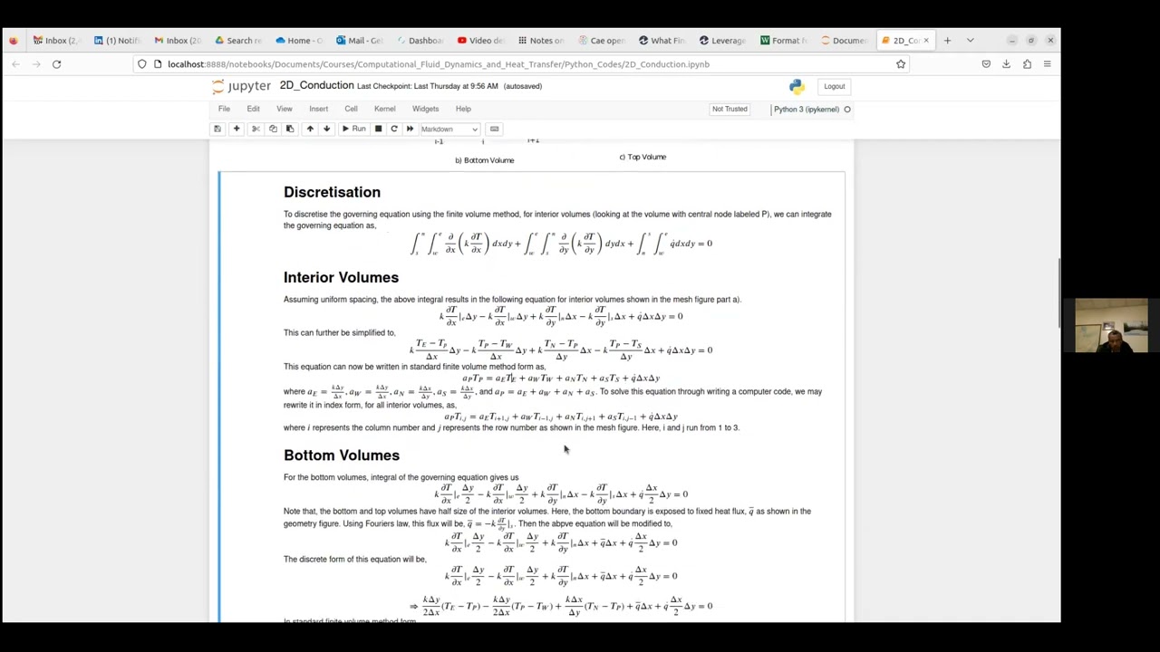 Simulation of 2D Conduction Heat Transfer using Python