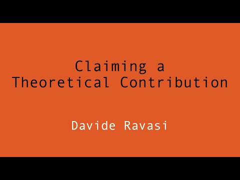 Theorizing from Qualitative Data III: Claiming a Theoretical Contribution