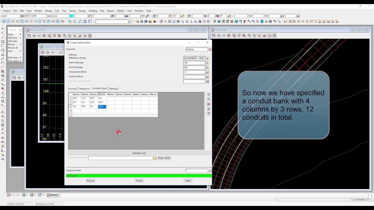 Create Utilities Bank - 12d Model app