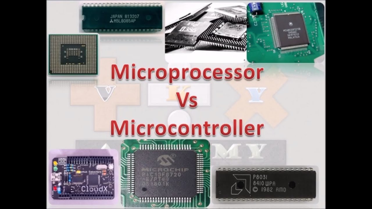Difference between microprocessor and micro-controller [microprocessor vs micro-controller]