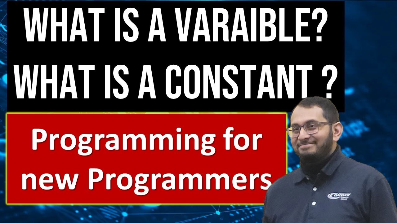 What is a Variable? What is a constant? Programming Tutorial for New Programmers