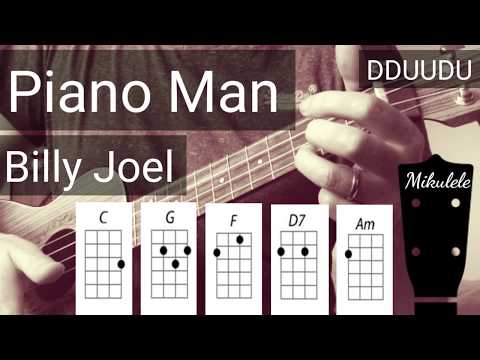 Piano Man - Billy Joel ukulele tutorial / play-a-long