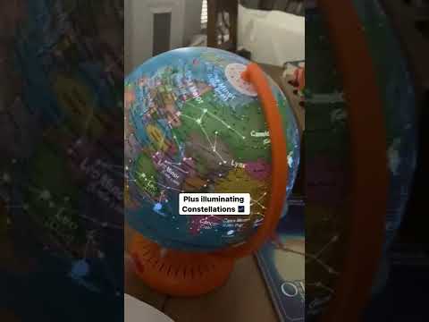 Sweet Water Homeschool learns with the 3 in 1 Globe