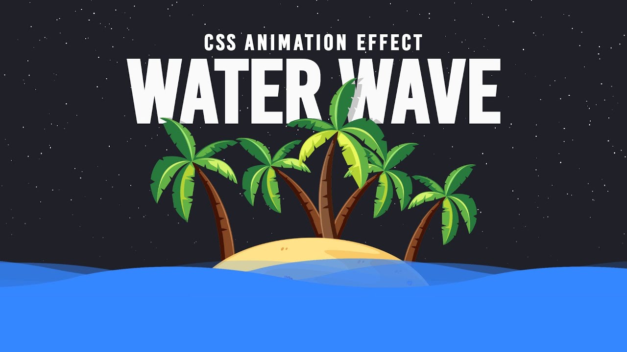 CSS Water Wave Background Animation Effects | Html CSS @OnlineTutorialsYT