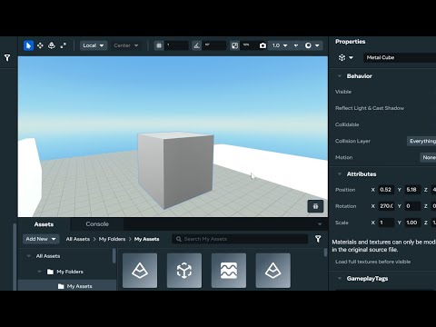 Shiny Metal Textures in Horizon Worlds! (Custom Model Import)