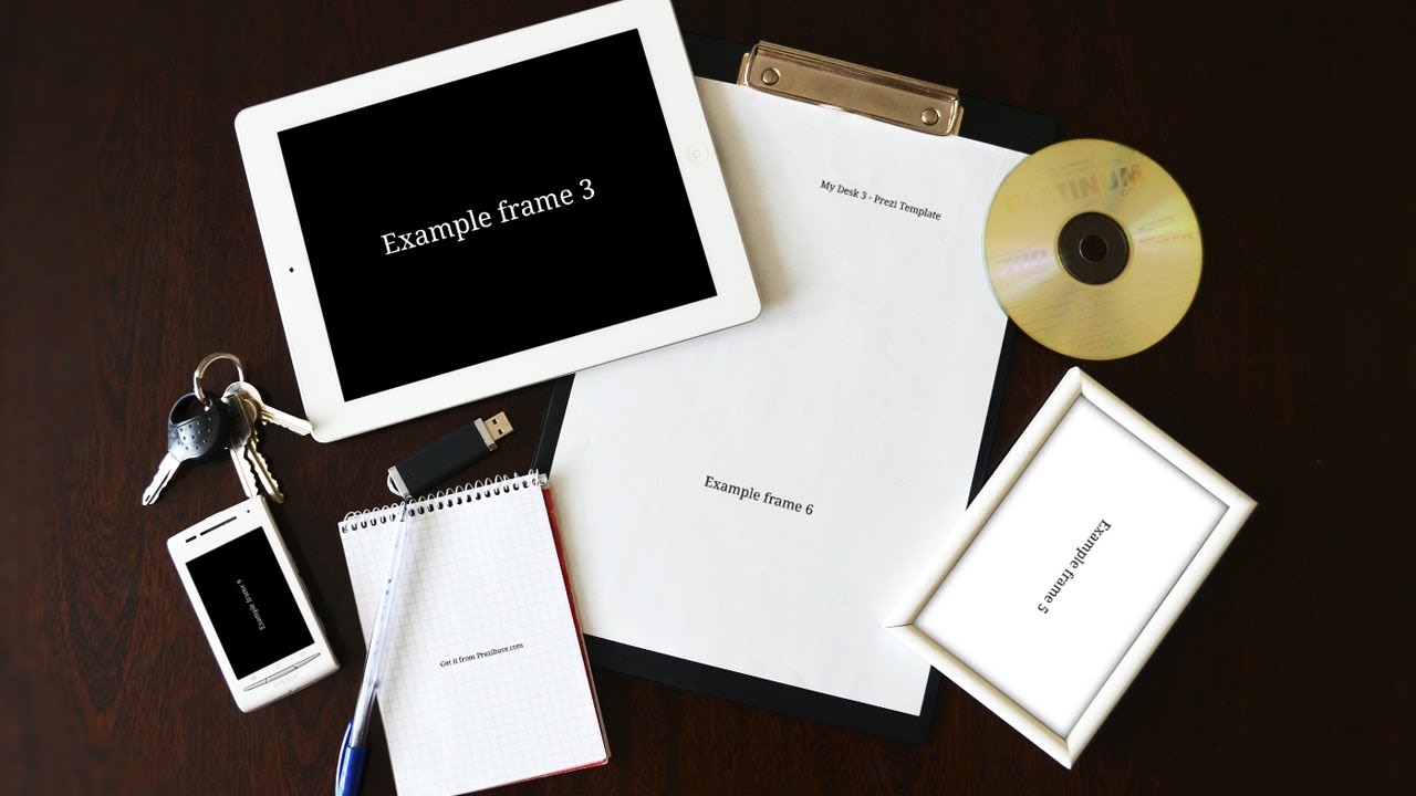 My Desk - Prezi Template