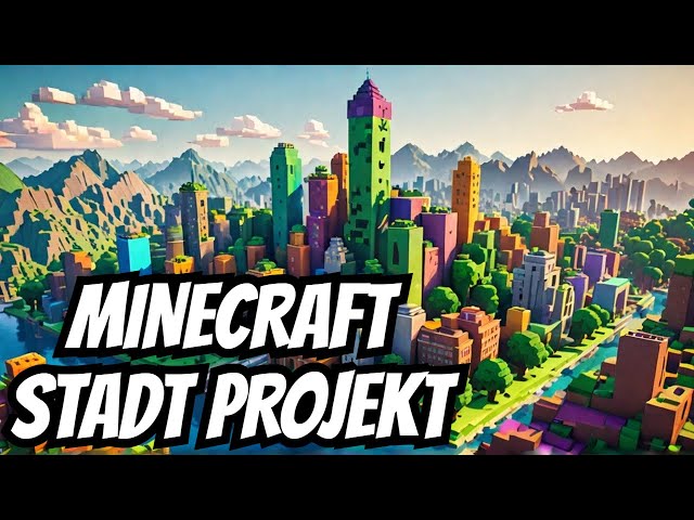BIG Minecraft CITY - For RP, fun, and building! Working power plant and ...