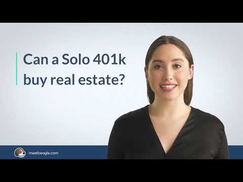 Can a Solo 401k buy real estate?
