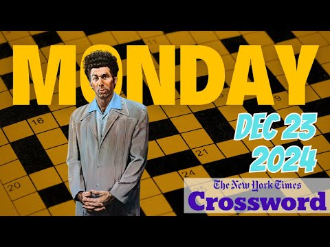Monday: Can't Look Away - NYT crossword 12/23/2024