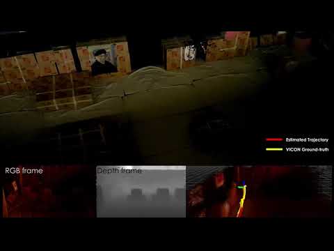 Vision-Depth Landmarks and Inertial Fusion for Navigation in Degraded Visual Environments