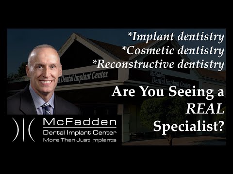 Are You Seeing A REAL Specialist