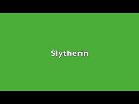 HP Pronunciation Guide - Slytherin