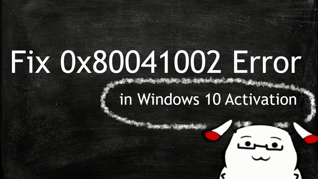 Fix 0x80041002 Error in Windows 10 Activation