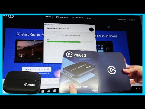 Elgato Game Capture HD60 S Unboxing & Download The Elgato Game Capture HD Software to get started