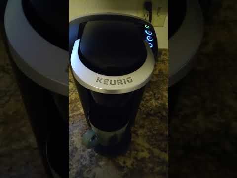 Fix your Keurig when all the lights are on.