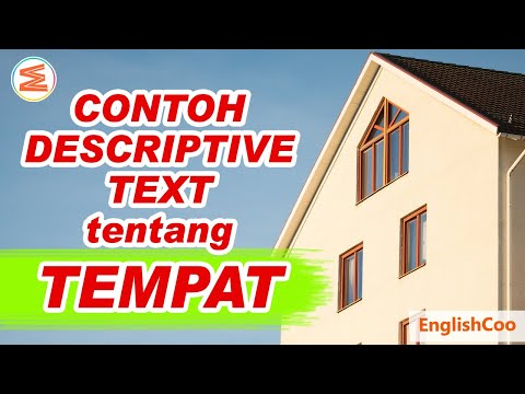 DESCRIPTIVE TEXT TENTANG TEMPAT (RUMAH) | Mendeskripsikan Tempat dalam Bahasa Inggris dan Artinya