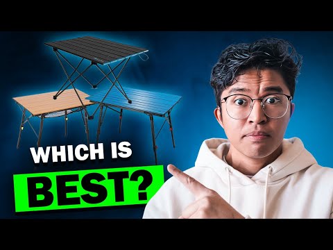 I Tried 8 of the Best Portable Camping Tables From Amazon