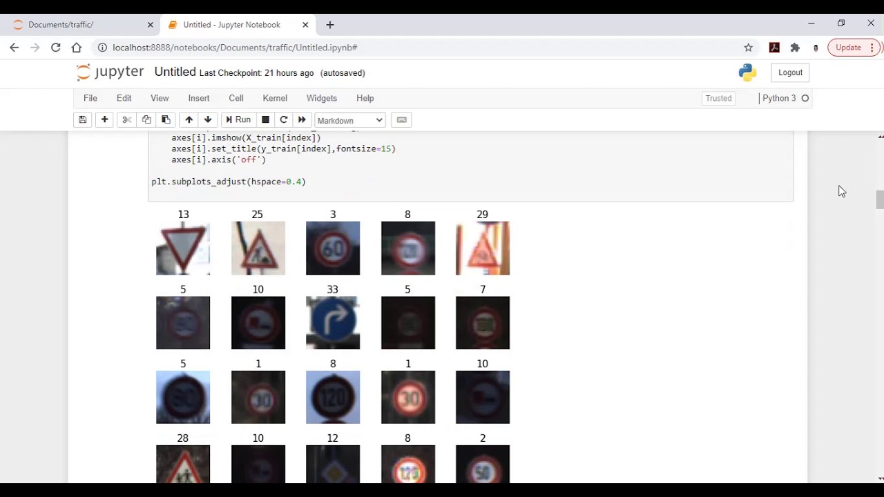 traffic sign classification system using deep learning and python