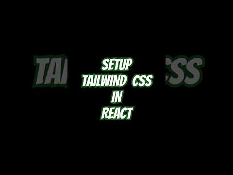 How to setup Tailwind CSS in React | Setup Tailwind CSS like a pro 🔥