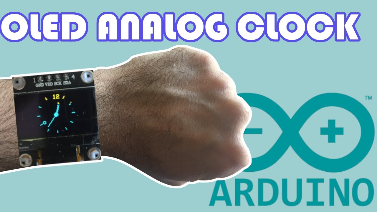 How to create Arduino analog style clock