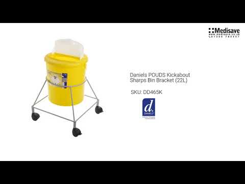 Daniels POUDS Kickabout Sharps Bin Bracket 22L DD465K
